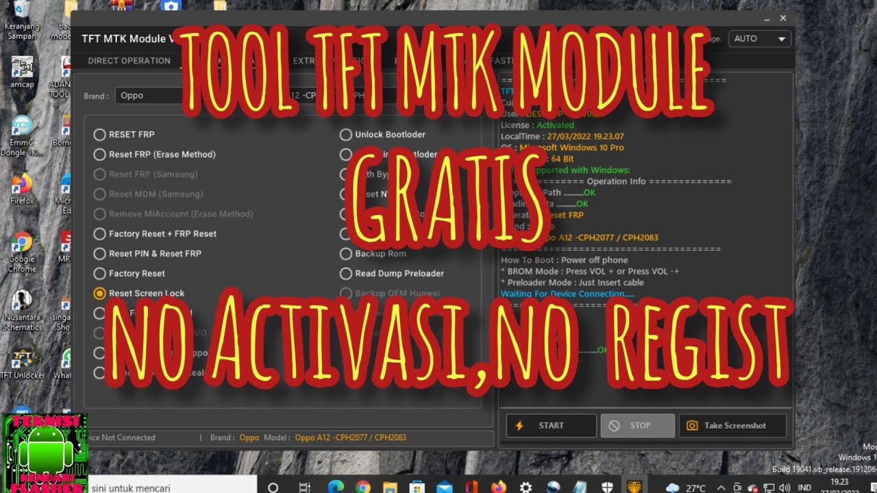 tft mtk module free(tool gratis) - YouTube