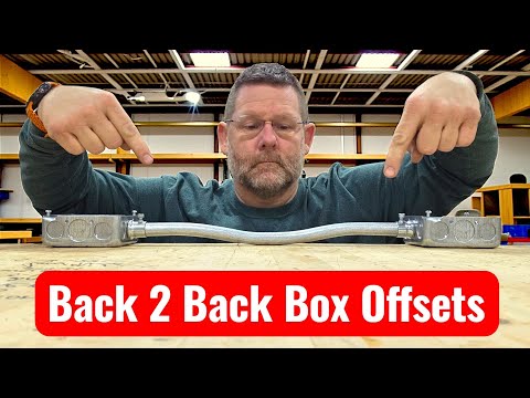 How to Bend Back-to-Back Conduit  Box Offsets (Step-by-Step)