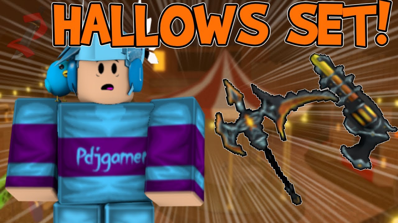 USING THE NEW HALLOWS SET IN MURDER MYSTERY 2!! - YouTube