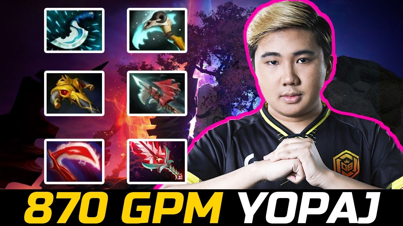 YOPAJ 870 GPM MID FULL SLOT - EARLY DAGGER BUILD DOTA 2 - YouTube