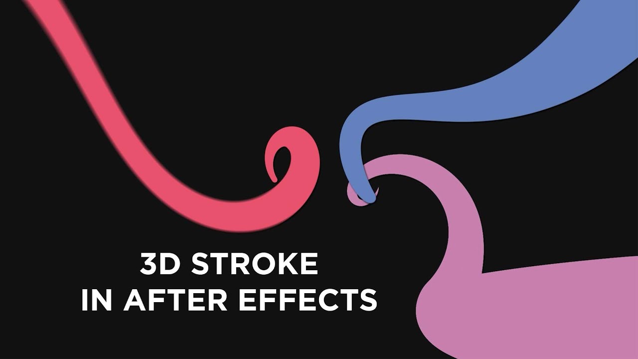 After Effects Tutorials : Advanced Stroke Techniques | 3D Stroke with Trapcode | After Effect ...