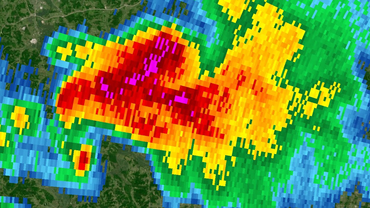 2024 Prospect, Tennessee Supercell Radar Loop - YouTube