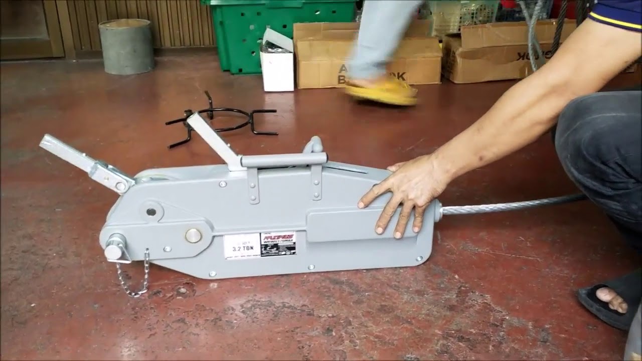 วิธีการใช้งานรอกโยกสลิง LACROC 3.2T รุ่น Maximus - YouTube