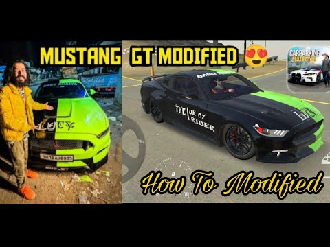 How To Make A Mustang GT uk 07 rider New Car Design In Car Parking ...