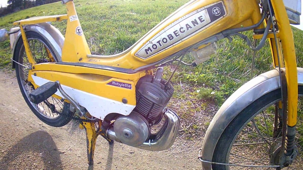 Motobecane 40T dans les chemins - YouTube