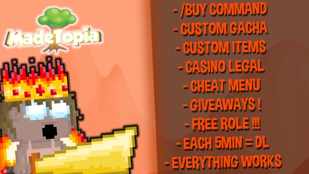 GROWTOPIA PRIVATE SERVER | FREE CHEATMENU | 300+ CUSTOM ITEMS | FREE ...
