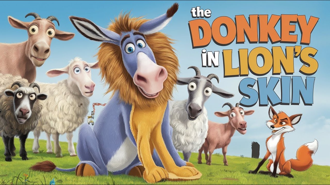 The Donkey in Lion's Skin | Kids Story | Animated Moral Story | Tiny ...