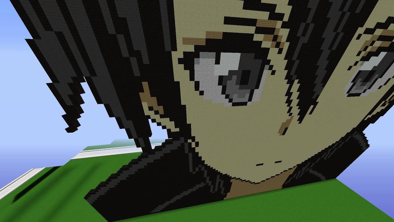 Minecraft Pixel Art - Kirito - YouTube