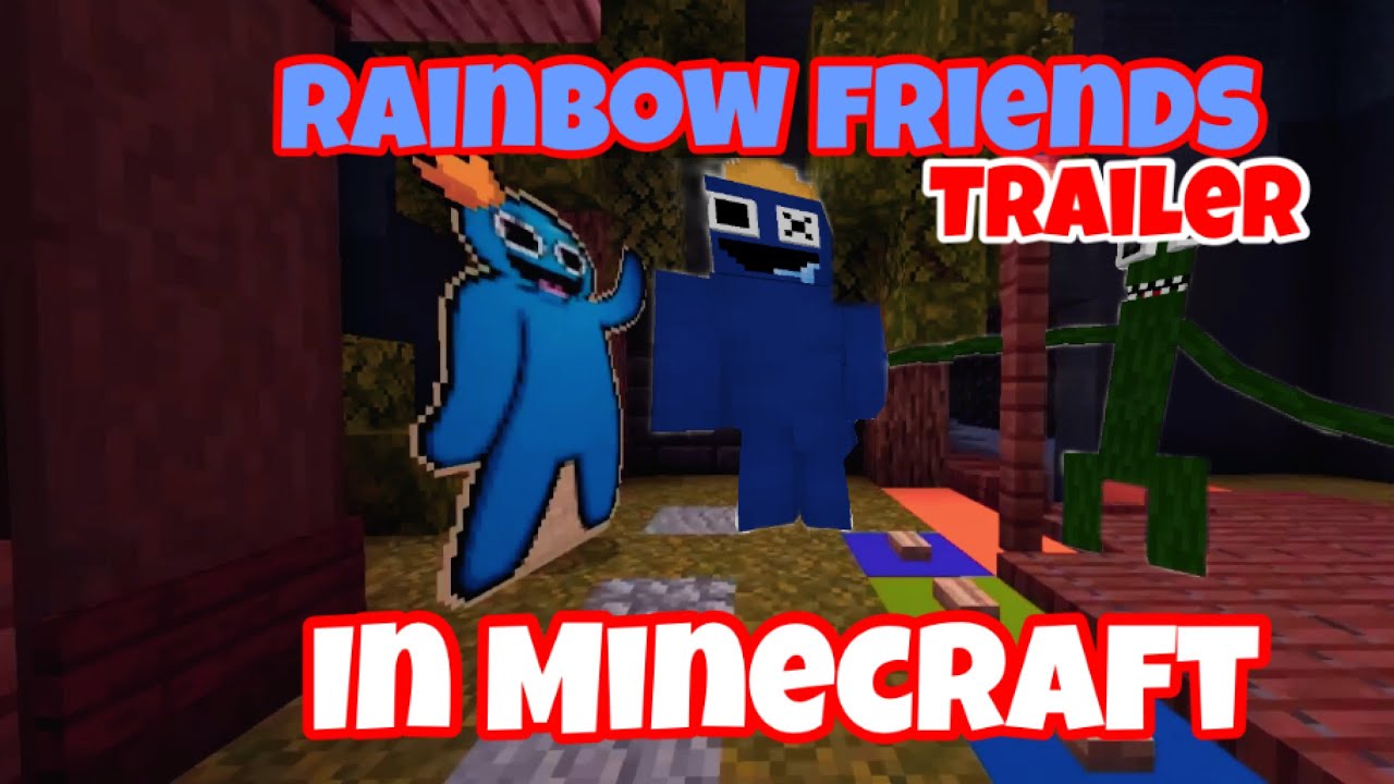 Rainbow friends in Minecraft Trailer - YouTube