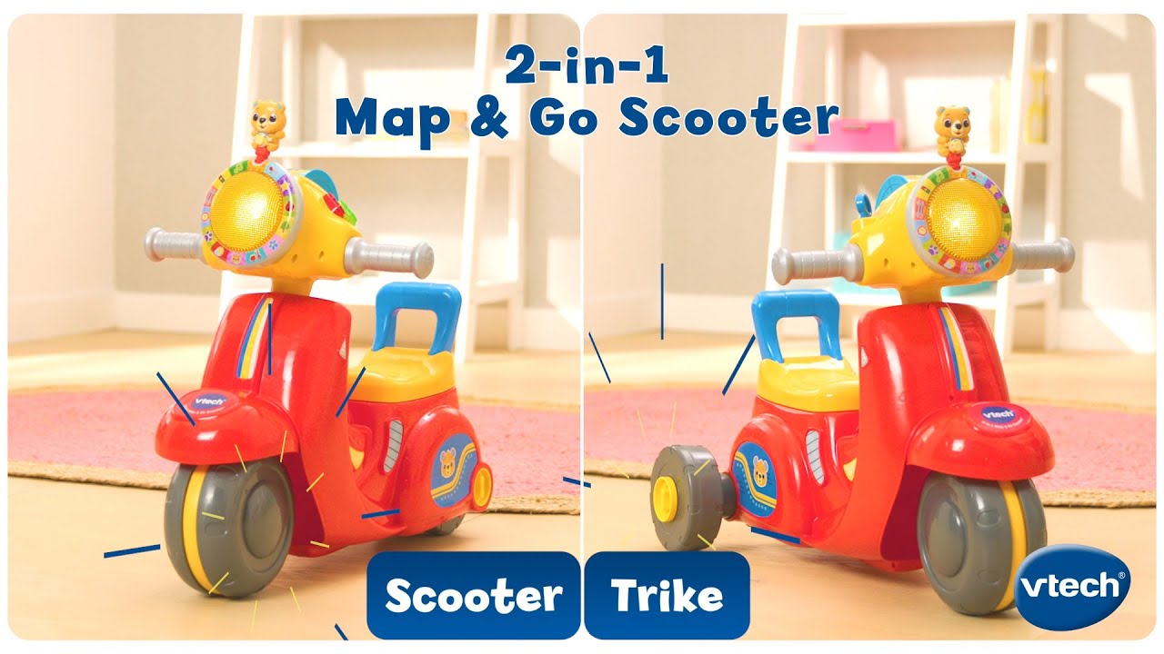 2-in-1 Map & Go Scooter | Demo Video | VTech® - YouTube