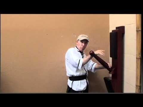 Shaolin House Wing Chun Trapping Arm Wooden Dummy - YouTube