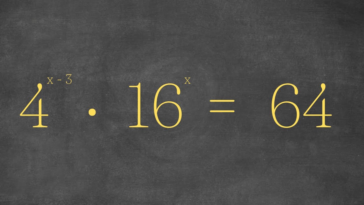 A Genius Level Problem | A Nice Exponential Equation - YouTube