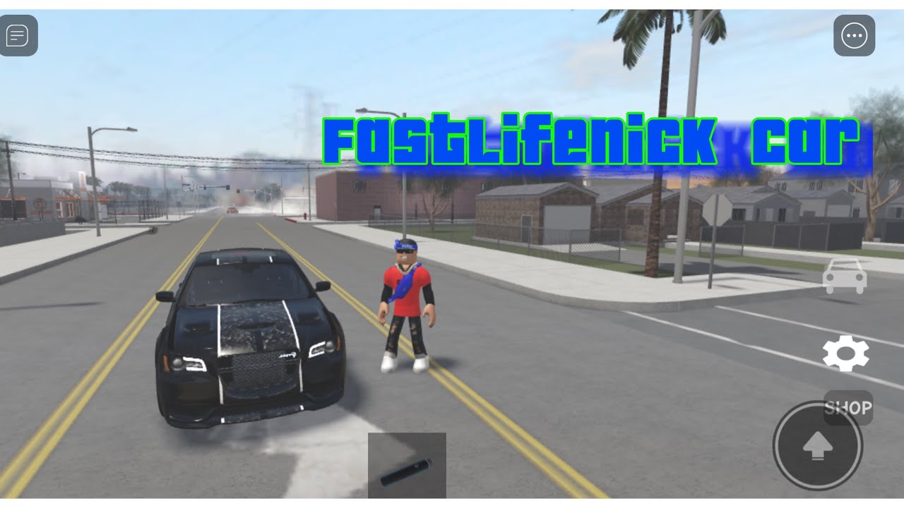 Driving Fastlifenick car in Roblox - YouTube