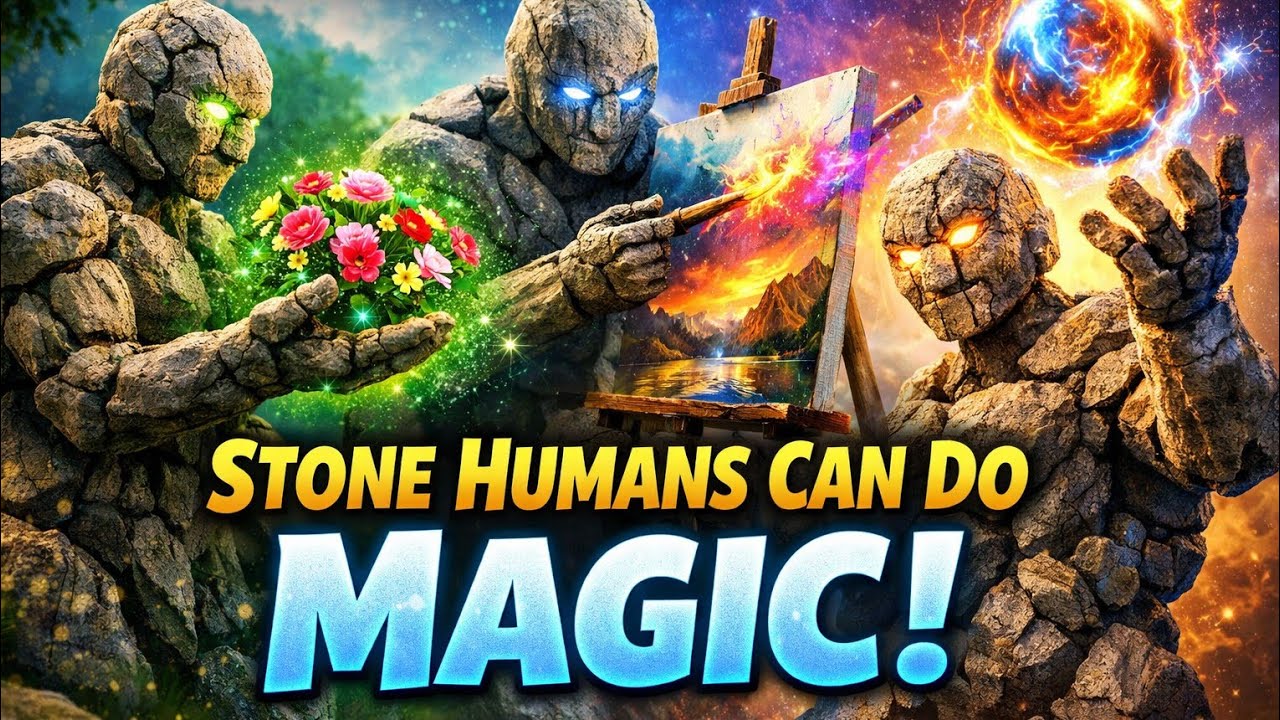 Stone Humans With Magical Powers Living Rocks Perform Amazing Magic ...