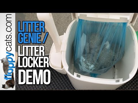 Litter Genie Demo Video - How to Use Litter Genie or Litter Locker Cat Disposal System