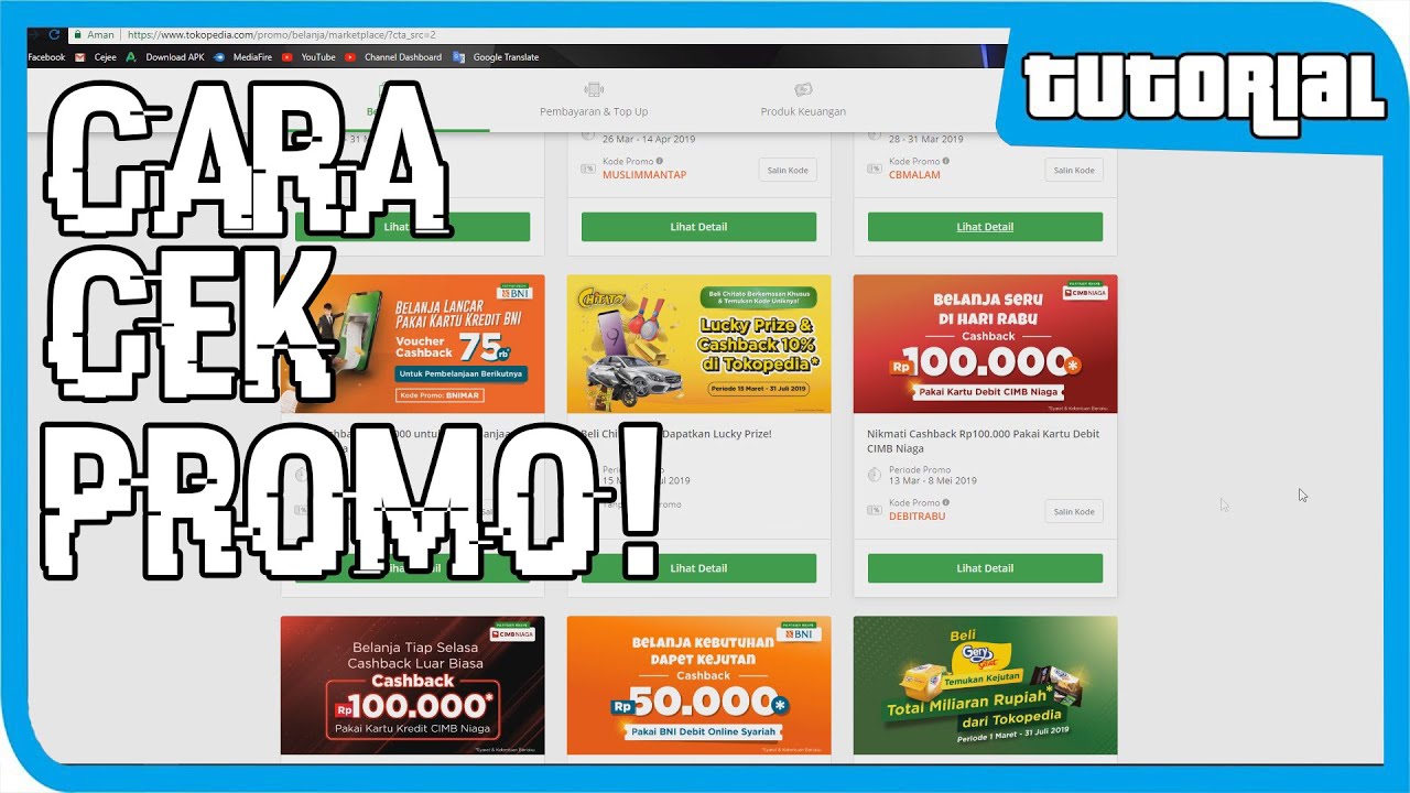 Cara Cek Kode Promo di Tokopedia! - YouTube