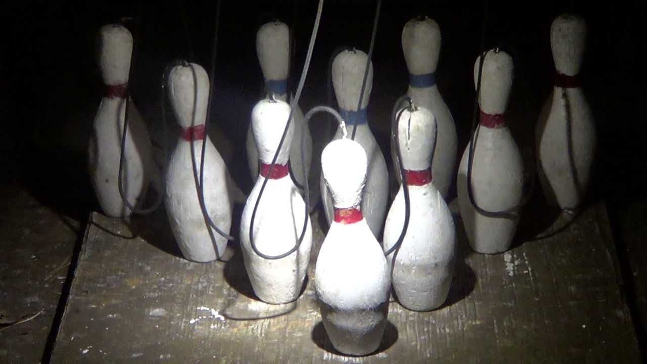 Mini Pin Bowling at Night 2 - YouTube