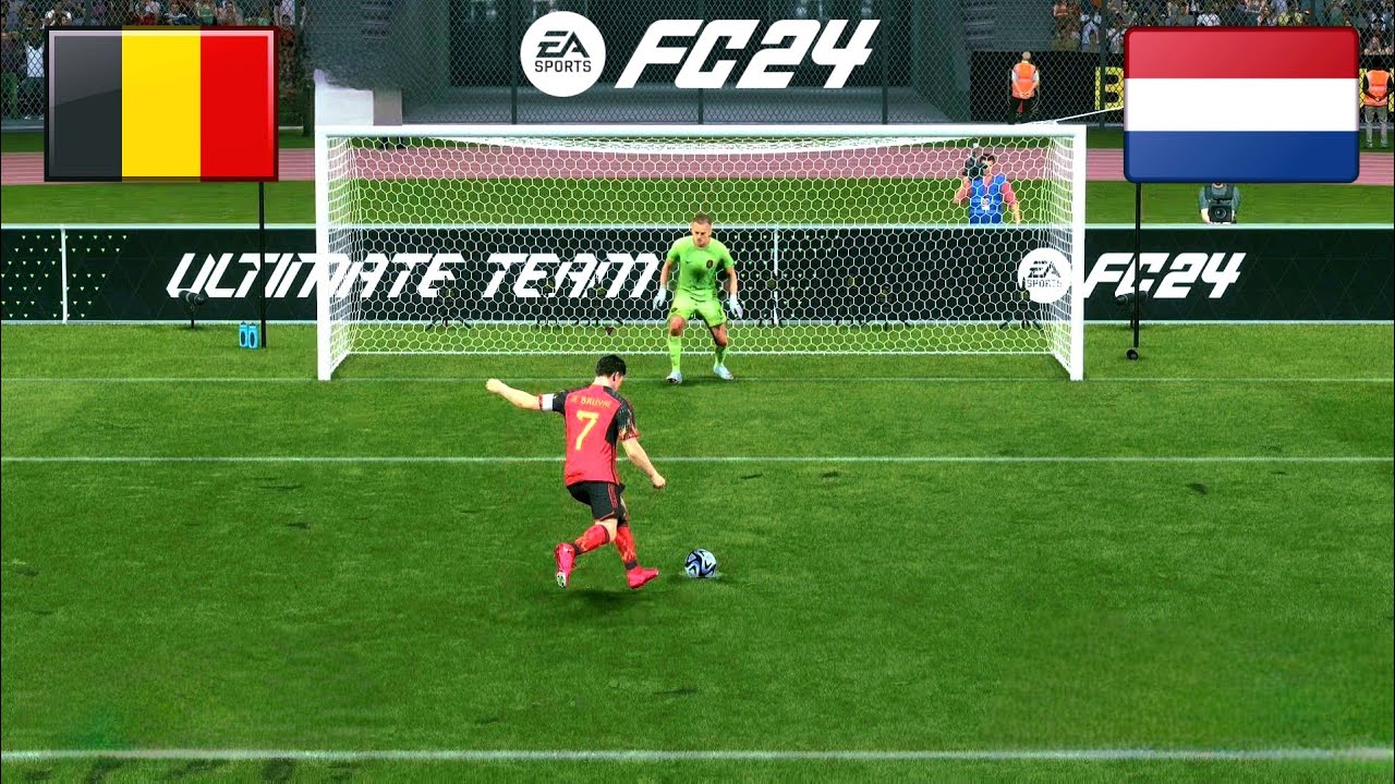 FC24- BELGIUM VS NETHERLANDS PENALTY SHOOTOUT FC24 | EA GAMEPLAY ULTRA ...