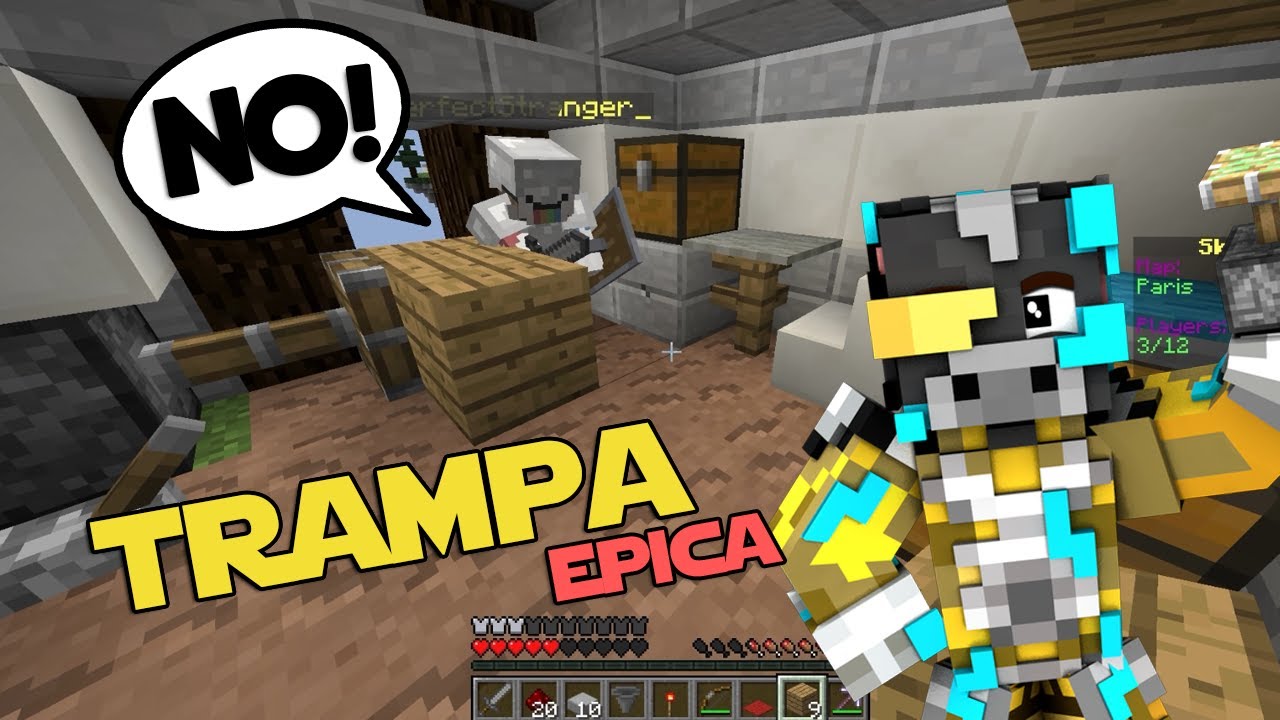 TRAMPA MUY TROLL PARA MINECRAFT | PISTÓN PEGAJOSO - YouTube