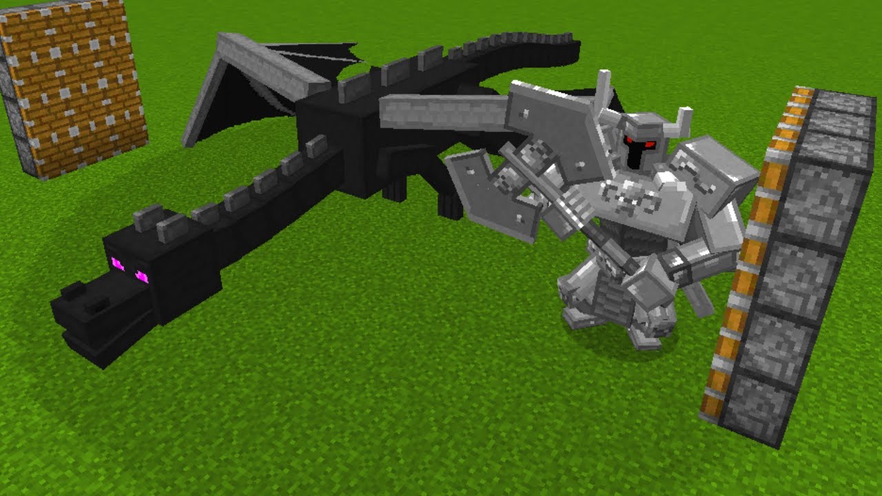 ferrous wroughtnaut + ender dragon = ??? - YouTube