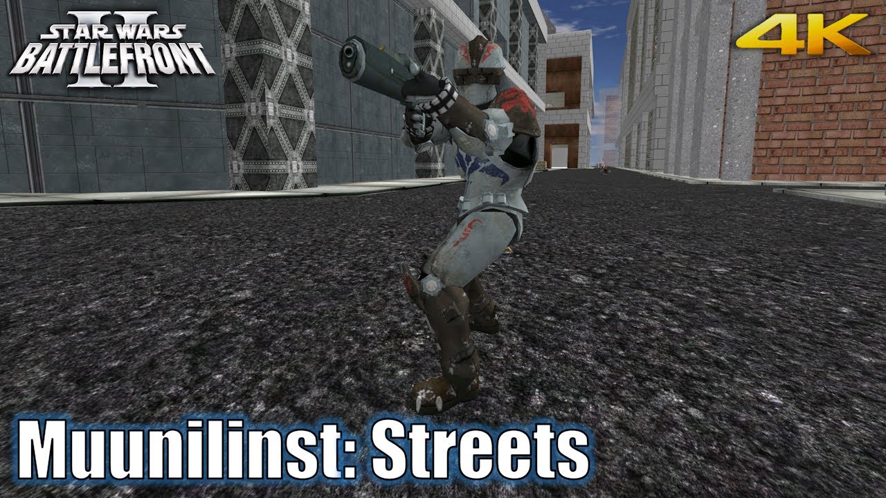 Star Wars Battlefront II Mod Map: Muunilinst: Streets (4K) - YouTube