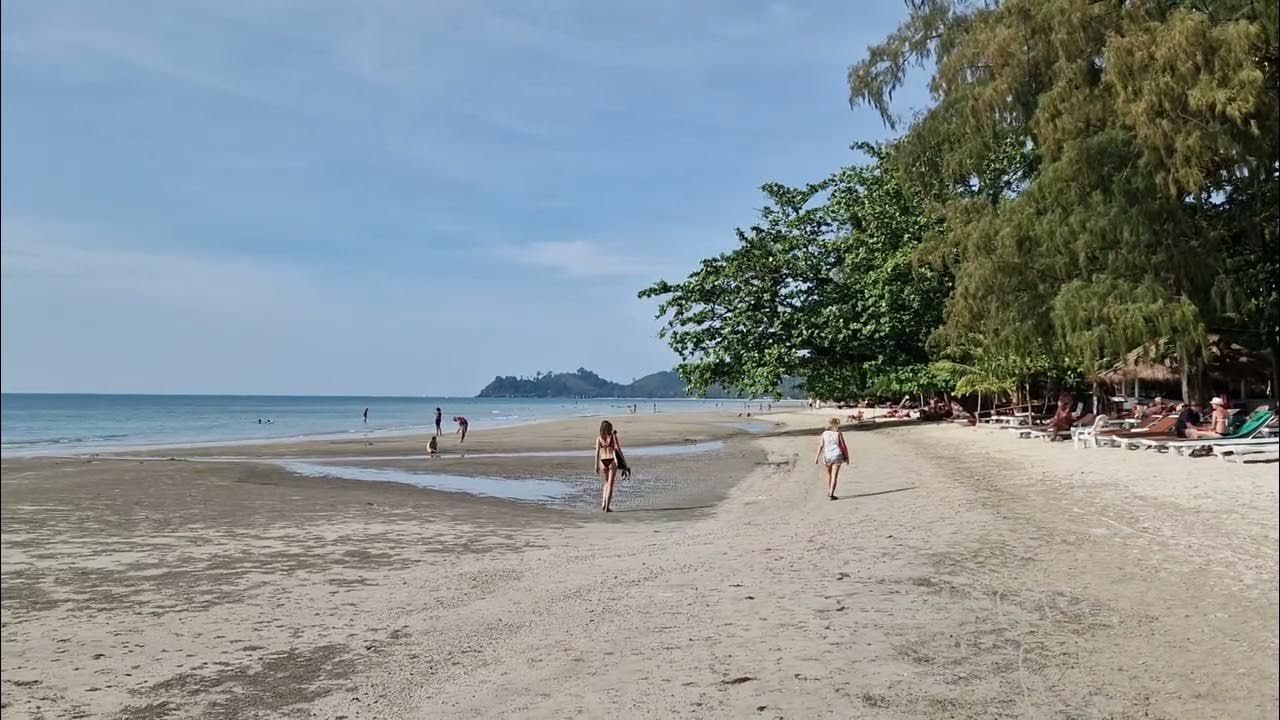 Отлив на пляже возле The Dewa Koh Chang #beachlife #beach #kohchang #kochang - YouTube