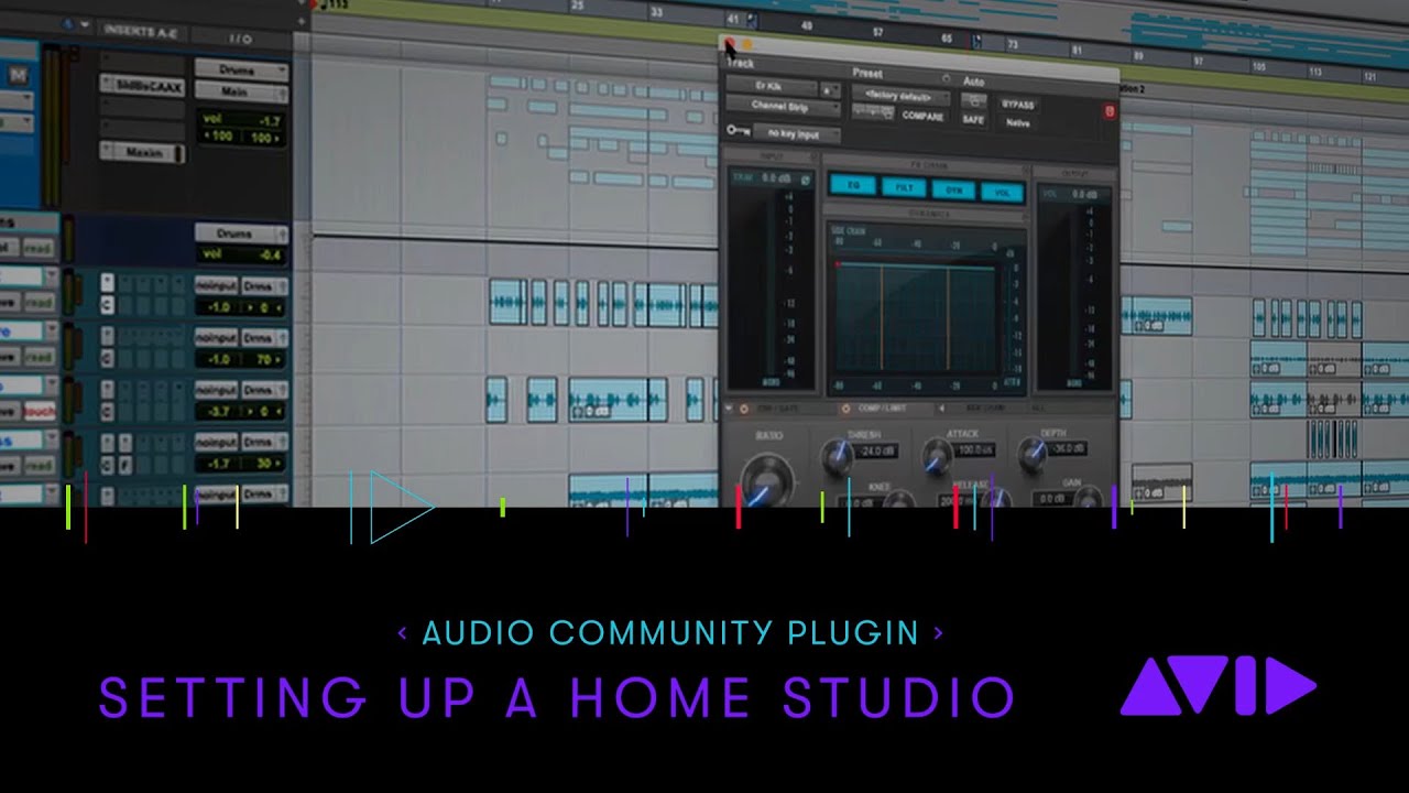 Avid Audio Community Plugin: Setting Up a Home Studio - YouTube