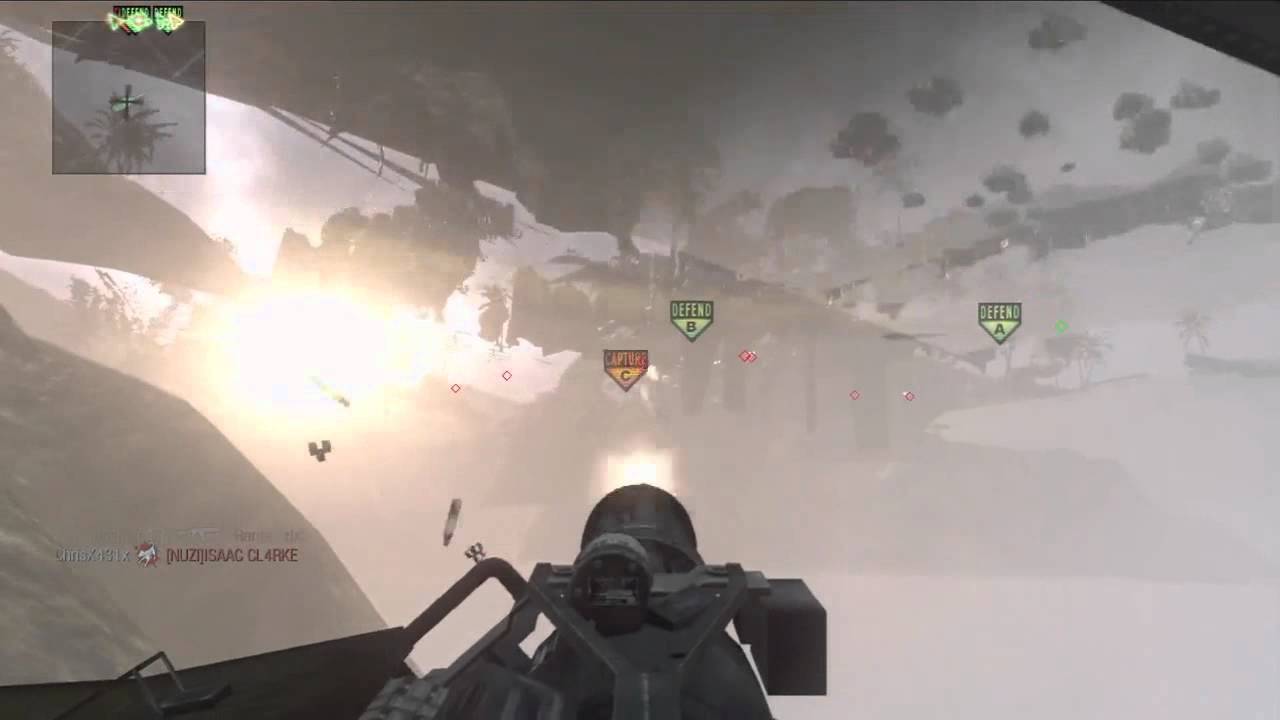 Chopper Gunner Goes Under The Map - YouTube