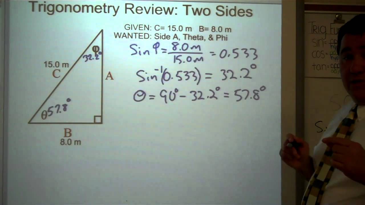 Trig Review - Two Sides.MP4 - YouTube