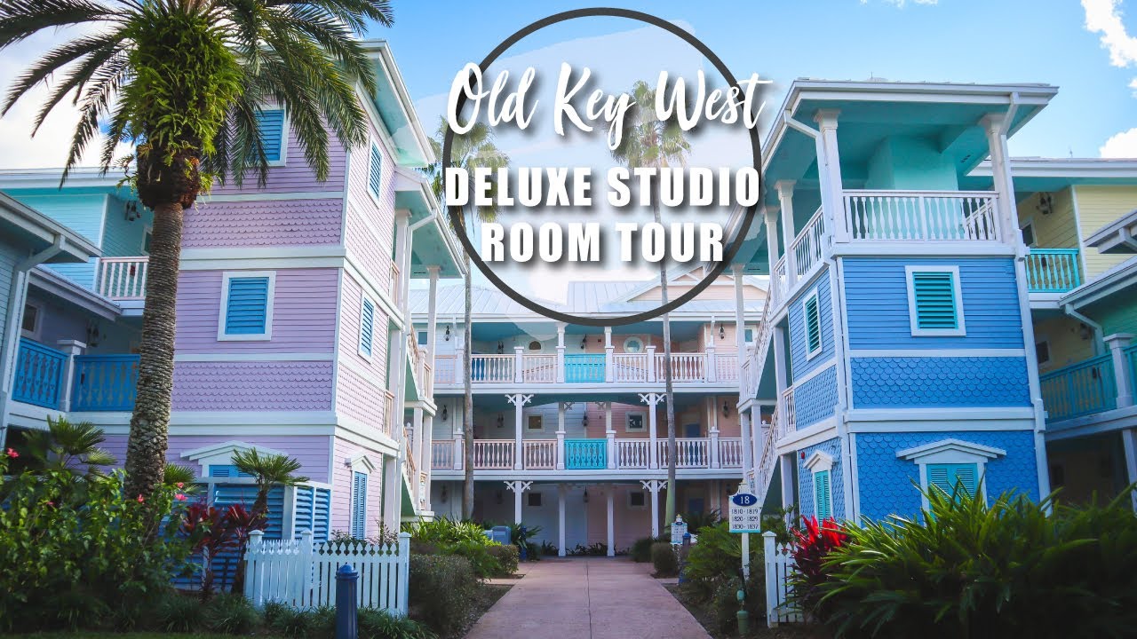 DISNEY'S OLD KEY WEST DELUXE STUDIO ROOM TOUR 2019 | ROOM 1817 - YouTube