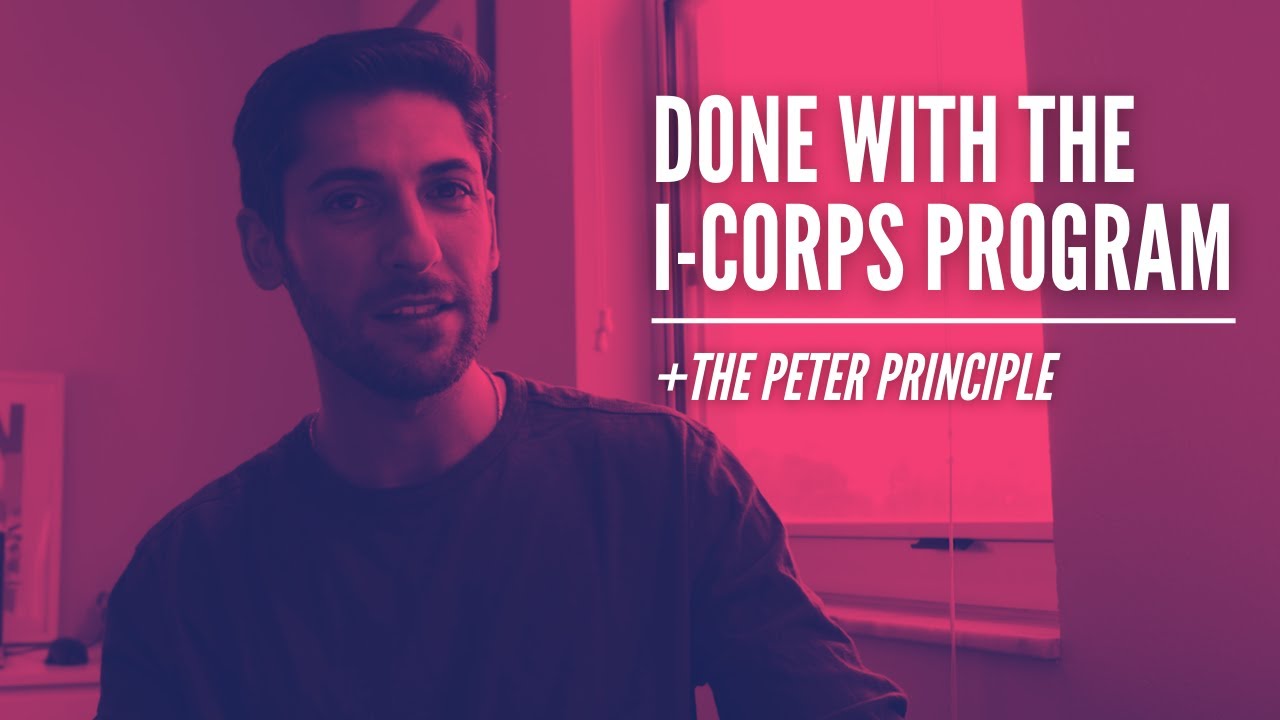 Done with the I-Corps Program - YouTube