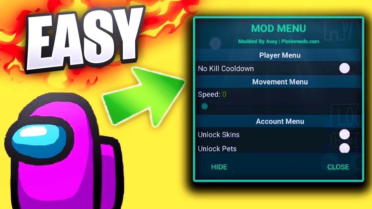 MOD MENU AMONG US ANDROID | TUTO GUIDE DEBUTANT - YouTube