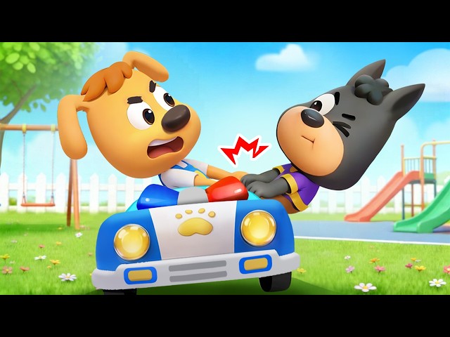 Little Labrador and Little Dobie | Sharing is Caring | Sheriff Labrador ...
