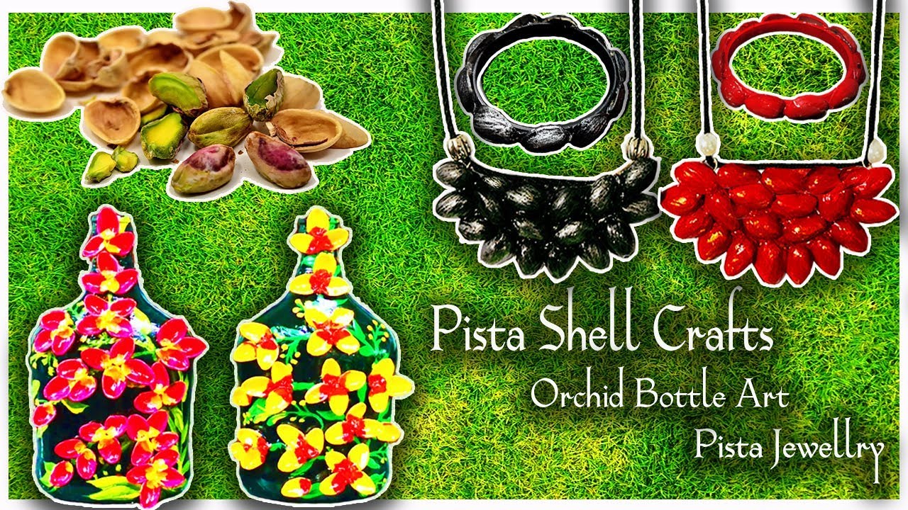 Pista Shell Bottle Art | Pista Bottle Art | Pista Jewellery | pista ...