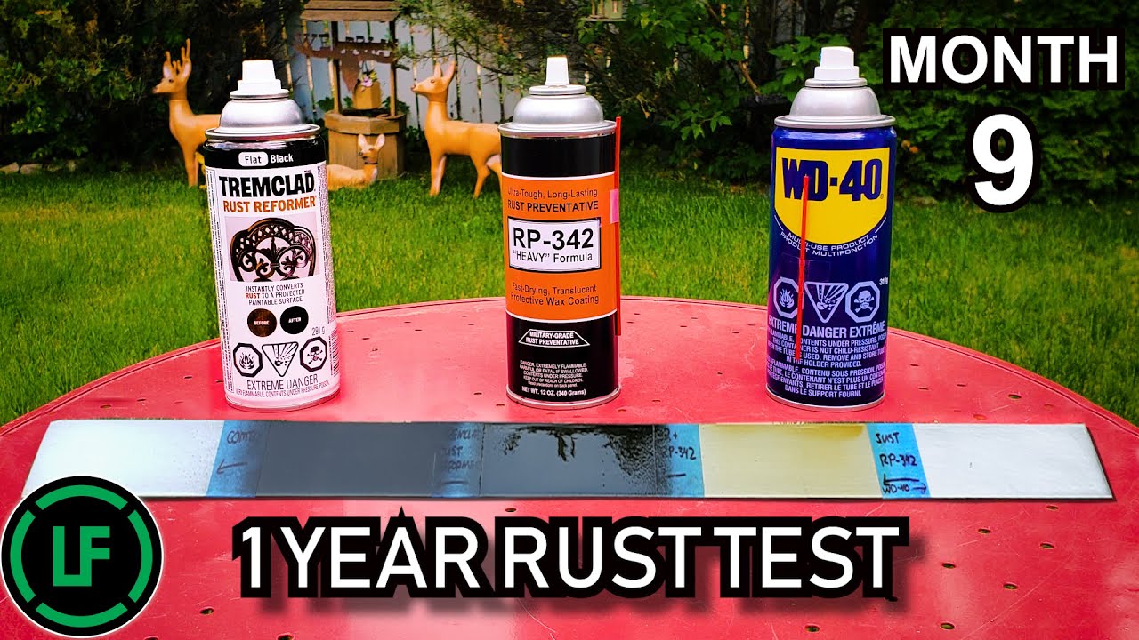 1 Year RUST Test - 9 Month Update - Tremclad Rust Reformer | Cosmoline ...