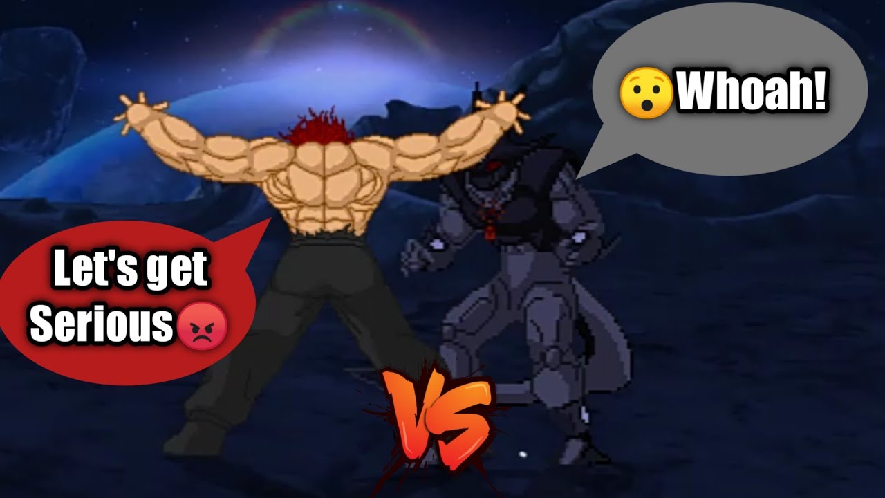 Yujiro Hanma VS Evil God Archon in Jump Force Mugen - YouTube