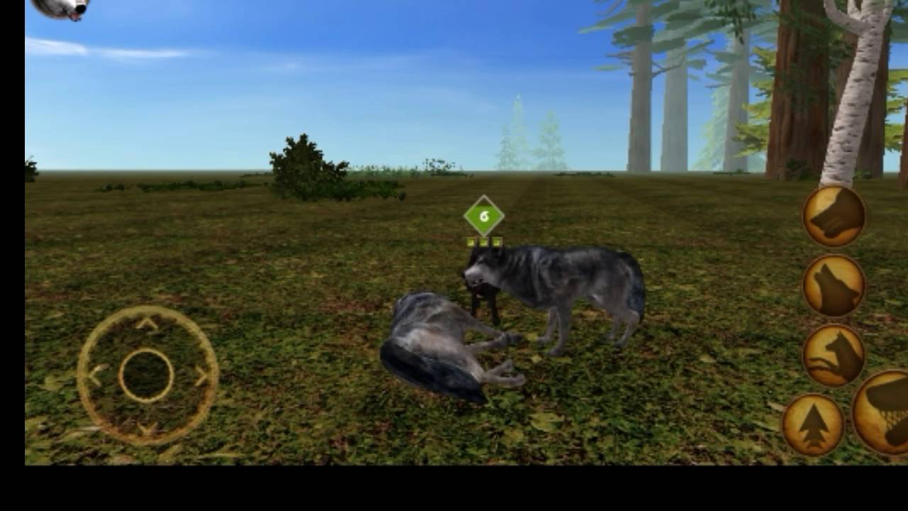 Epic gameplay of ultimate wolf simulator - YouTube