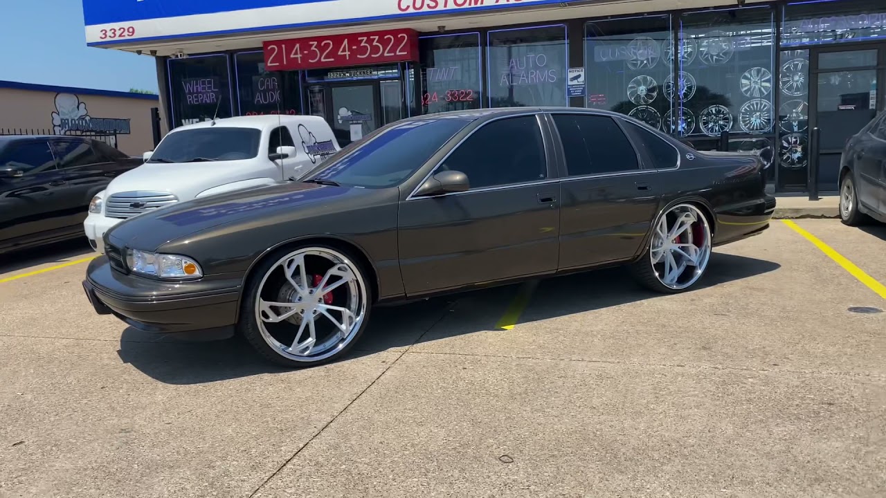 1995 impala ss on 24” AG luxury wheels. - YouTube