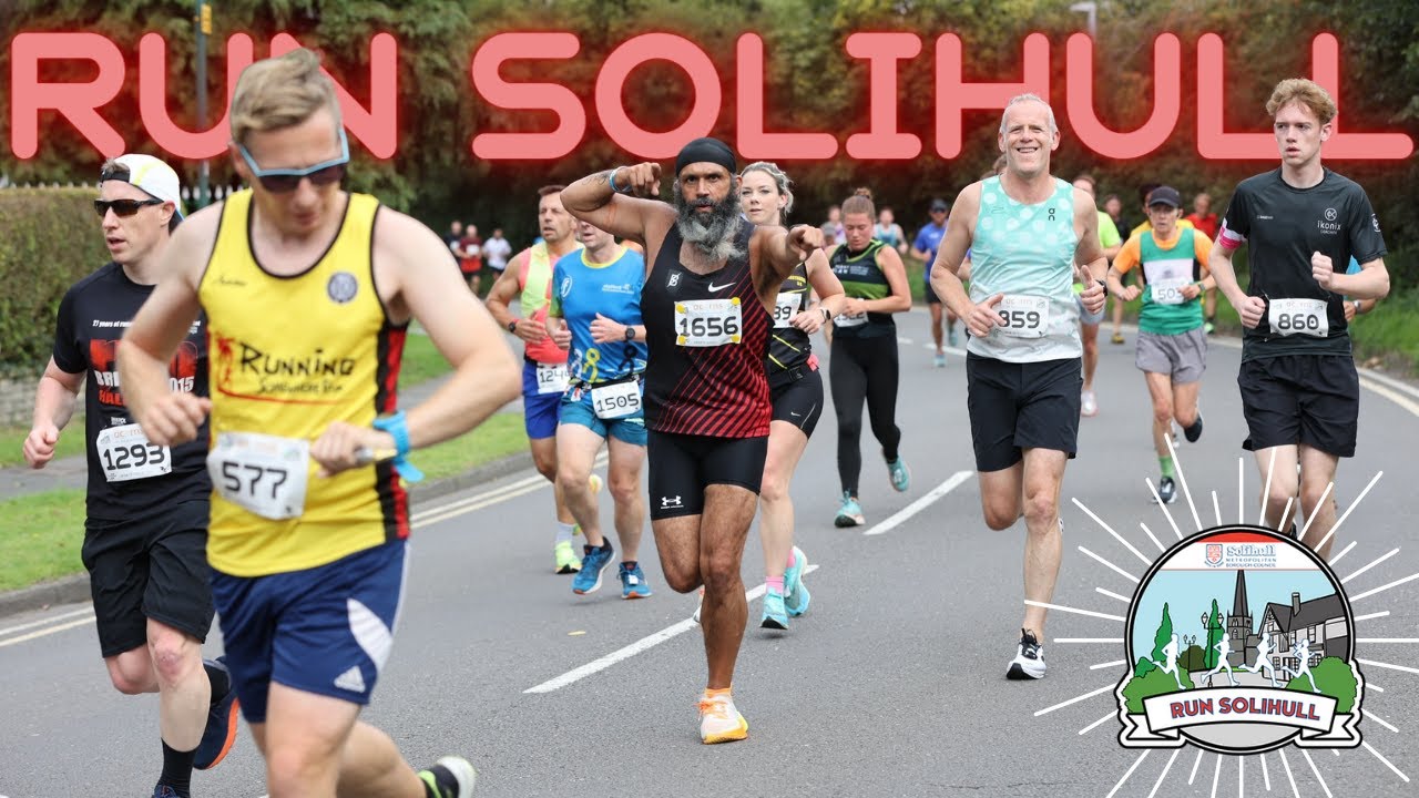 Run Solihull Half Marathon, 10k & Junior Race | August 2023 - YouTube