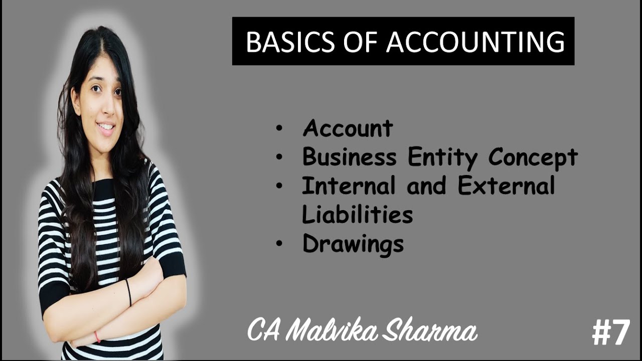 L7 - Basics of Accounting | Business Entity Concept | Int & Ext ...