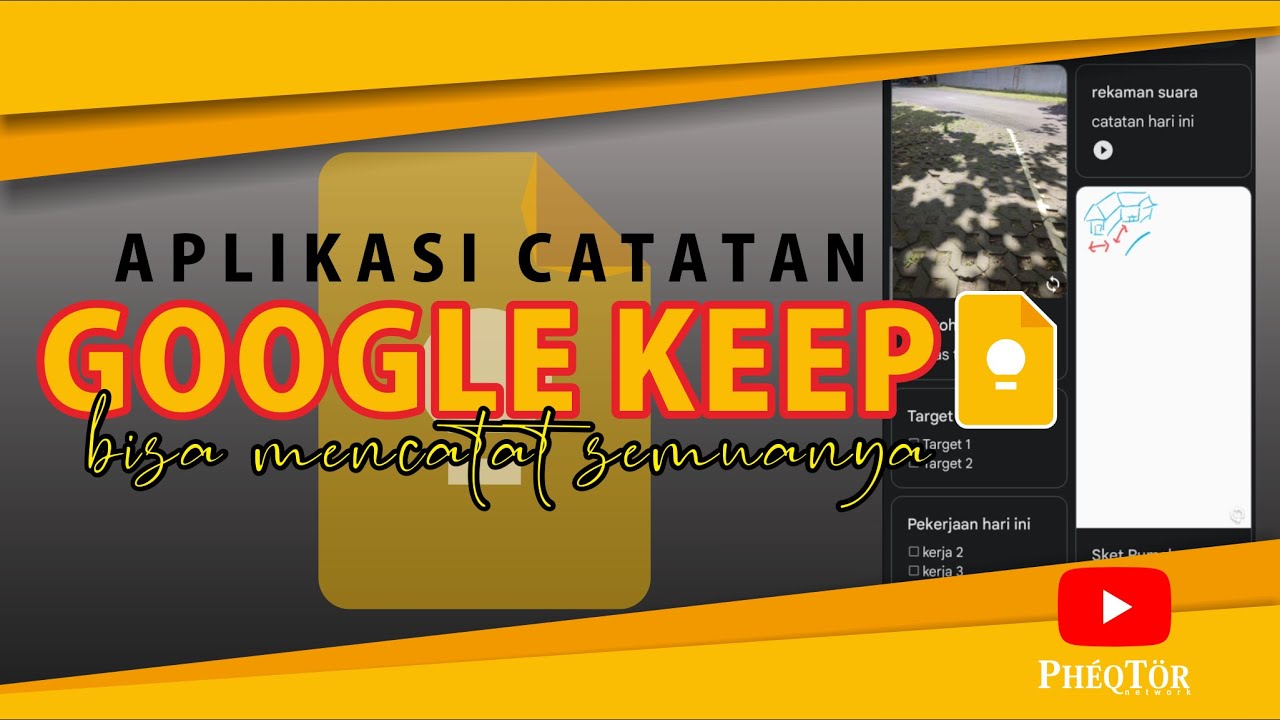 Google Keep Aplikasi Catatan Paling Lengkap untuk Android - YouTube