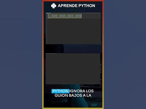 Separadores de numeros en Python #shorts #python #programacion #curso - YouTube