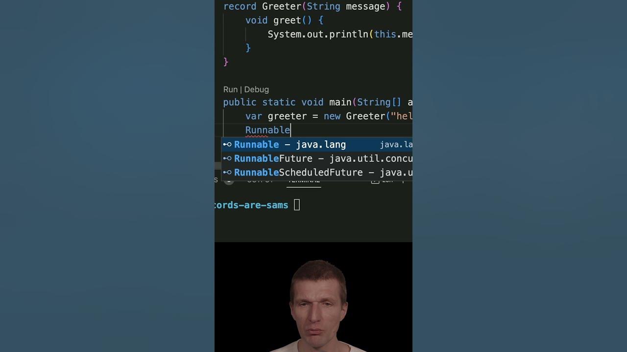 Records as Functional Interfaces / SAMs #java #shorts - YouTube