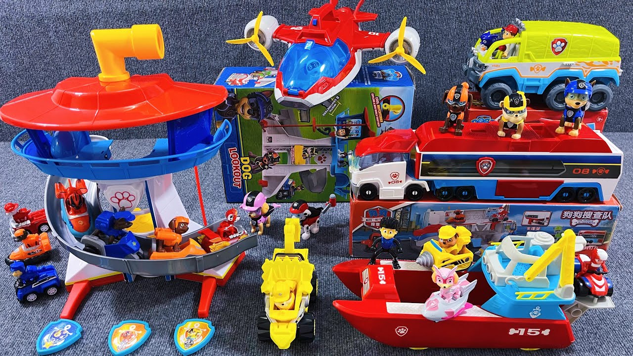 11 minutes unboxing experience, cool paw patrol toys videos, puppy ...