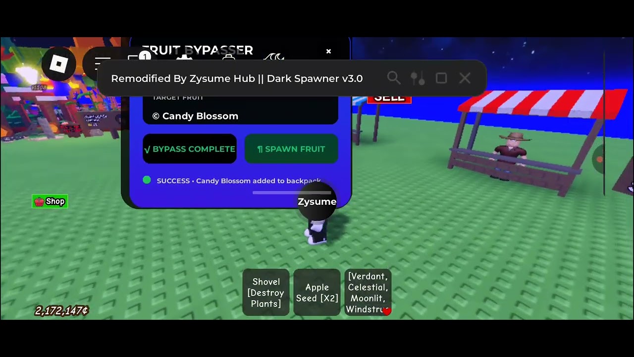 Best gag script//spawner can be placed.. #roblox#growagarden#bestscript ...