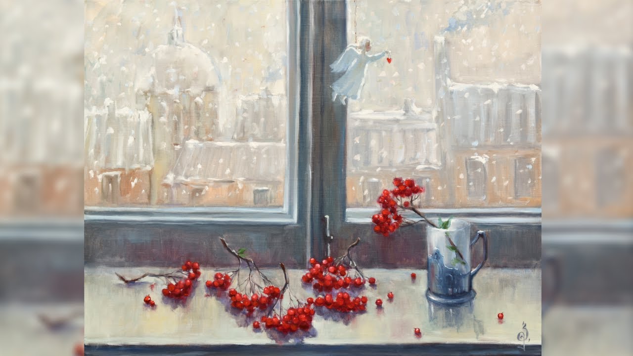 Silence - Oil painting Alla Prima - Kristina Guelazonia - YouTube