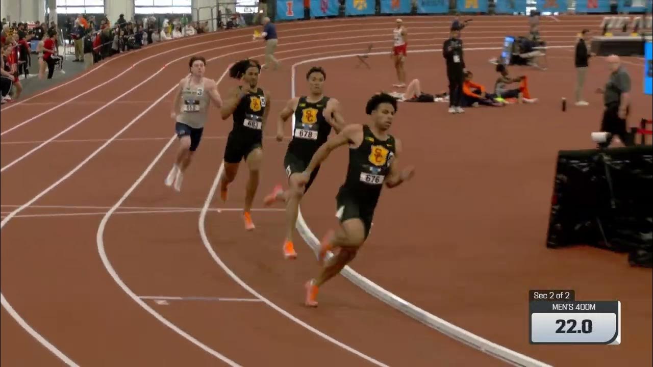 Men's 400m Section 2 - Big Ten Indoor Championships 2025 [Full Race Replay] - YouTube
