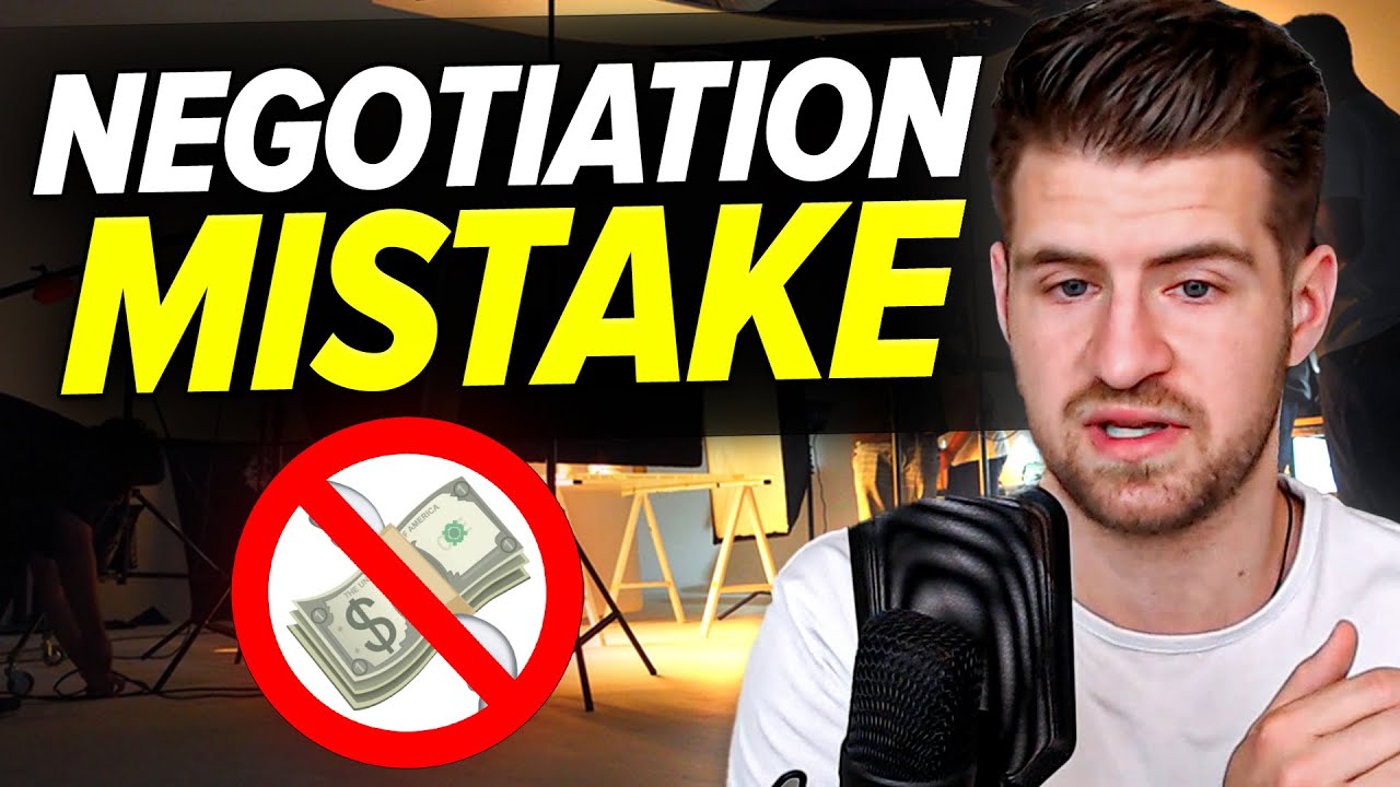 Stop Making This Mistake When Negotiating Prices For Your Video ...