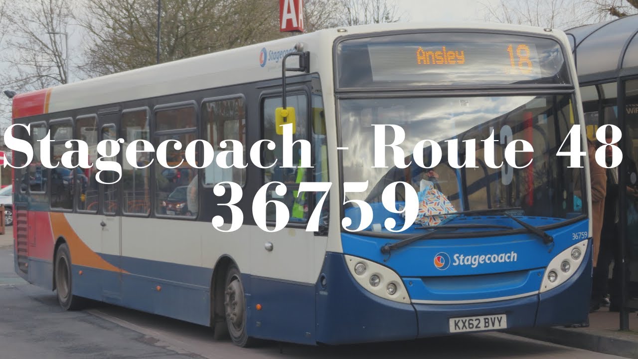 Stagecoach | Route 48C - Enviro 200 [36759] - YouTube