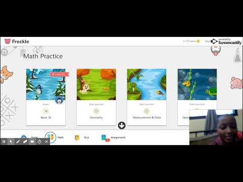 Freckle Student Dashboard - YouTube